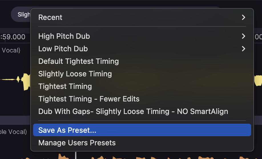Presets